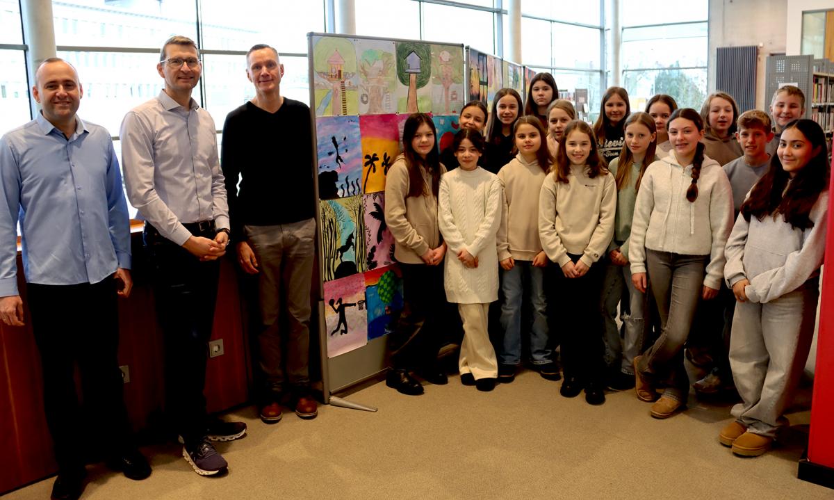 Bilderausstellung in der Stadtbücherei